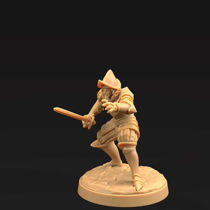3D Printable Vampire Conquistadors | PRESUPPORTED | The Crimson ...