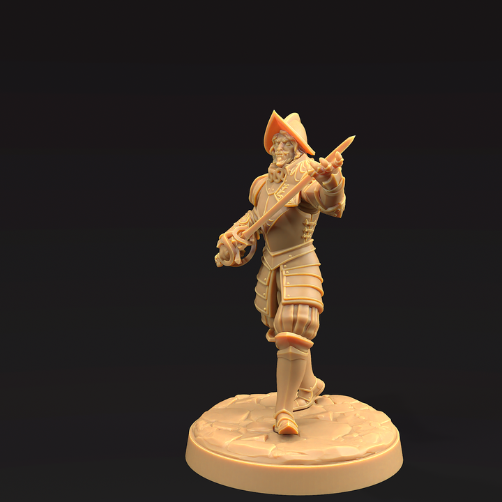 3D Printable Vampire Conquistadors | PRESUPPORTED | The Crimson ...