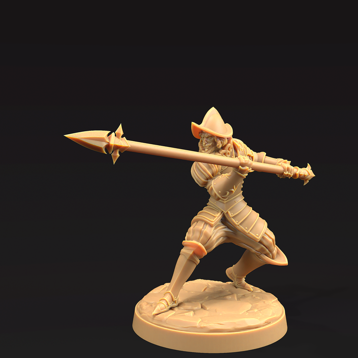 3D Printable Vampire Conquistadors | PRESUPPORTED | The Crimson ...