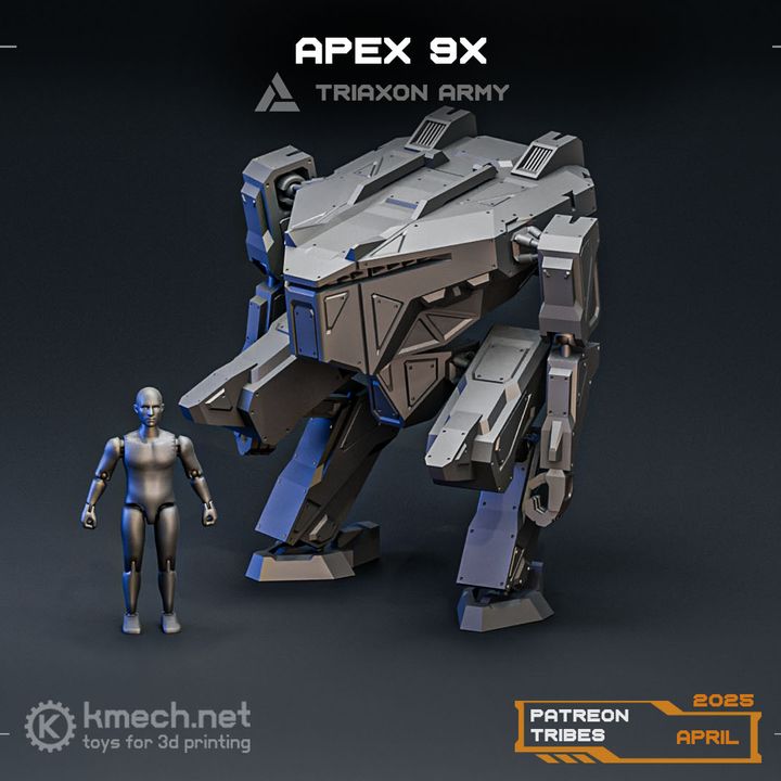3D Printable APEX mech by Kmech