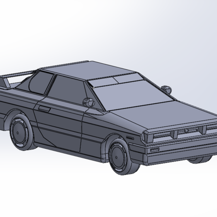 3D Printable custom 2000s car model by Daniel TL