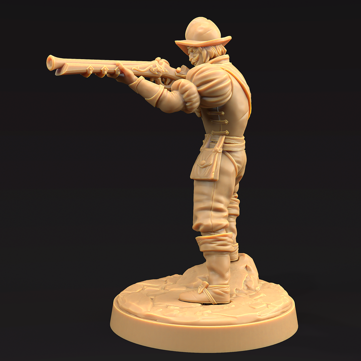 3D Printable Vampire Riflemen | PRESUPPORTED | The Crimson Inquisition ...