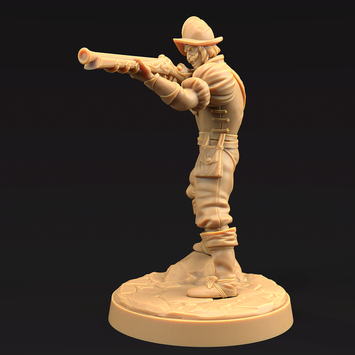 3D Printable Vampire Riflemen | PRESUPPORTED | The Crimson Inquisition ...