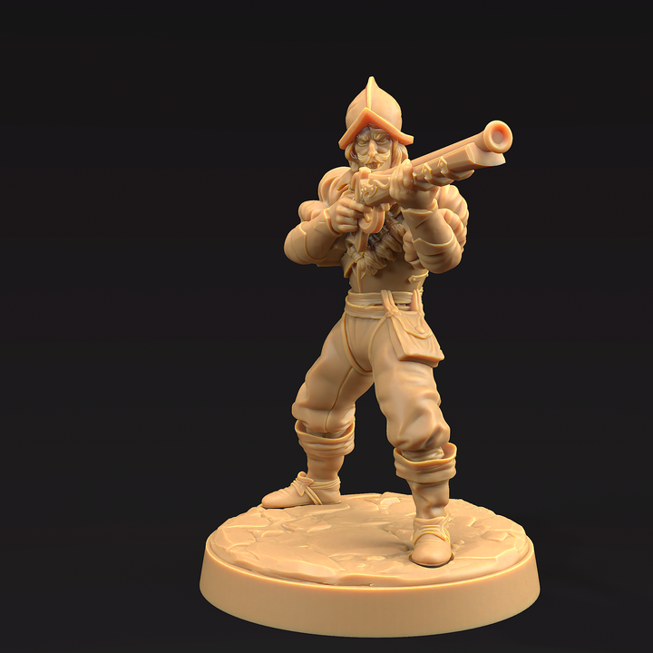 3D Printable Vampire Riflemen | PRESUPPORTED | The Crimson Inquisition ...