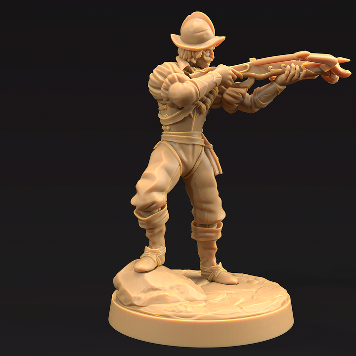 3D Printable Vampire Riflemen | PRESUPPORTED | The Crimson Inquisition ...