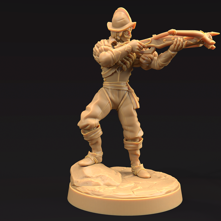3D Printable Vampire Riflemen | PRESUPPORTED | The Crimson Inquisition ...