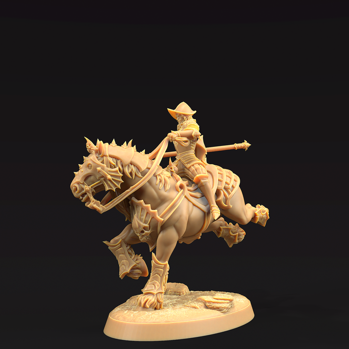 3D Printable Blood Riders | PRESUPPORTED | The Crimson Inquisition Pt ...