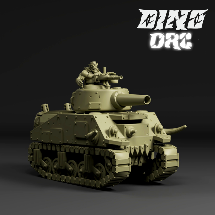 3D Printable ork tank ww2 by Dinoworld
