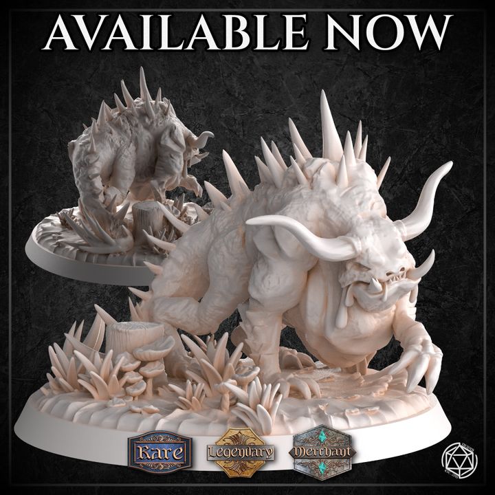 3D Printable Hodag Cryptid by M3DM