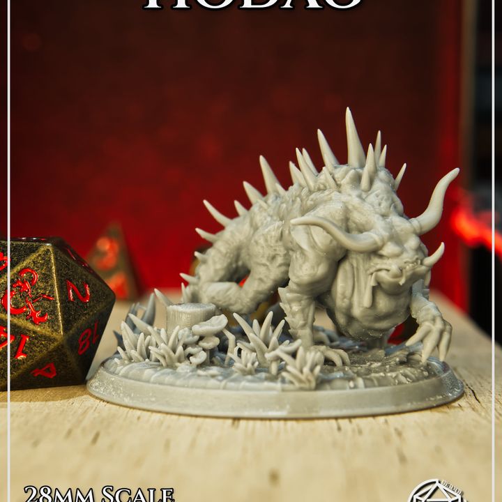 3D Printable Hodag Cryptid by M3DM