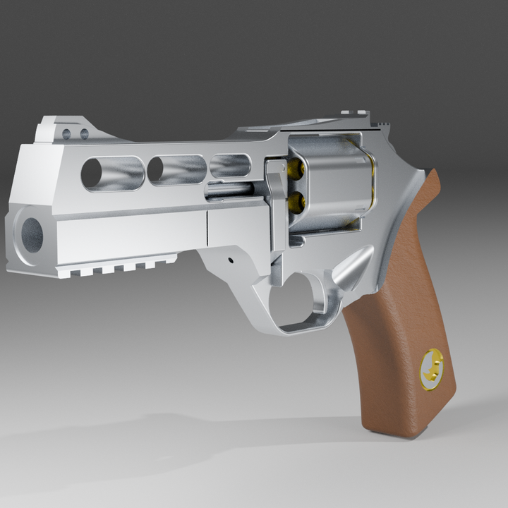 3D Printable Rhino Revolver Pistol Handgun Firearm Prop 50ds 3D ...