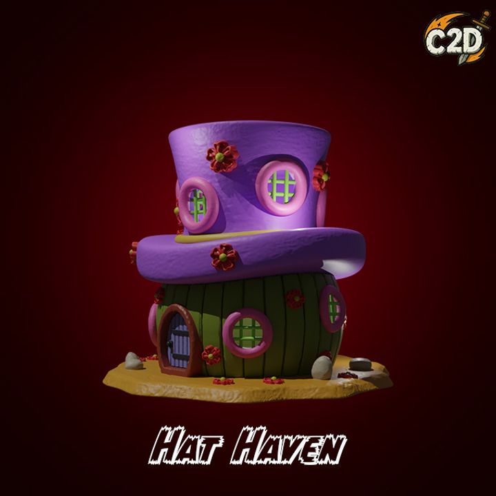 3D Printable Hat Haven by C2Dwellers