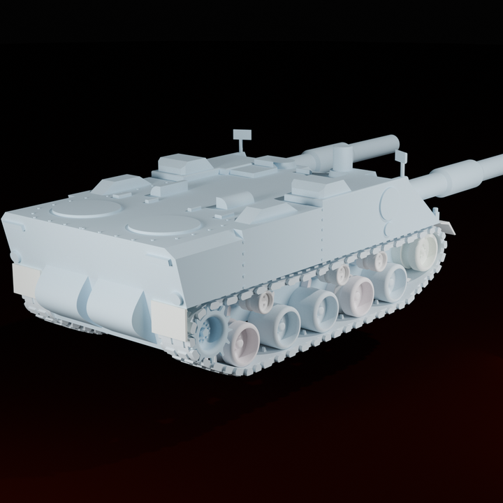 3D Printable Vt1-2 Tank Destroyer German Army Military War Thunder Twin ...