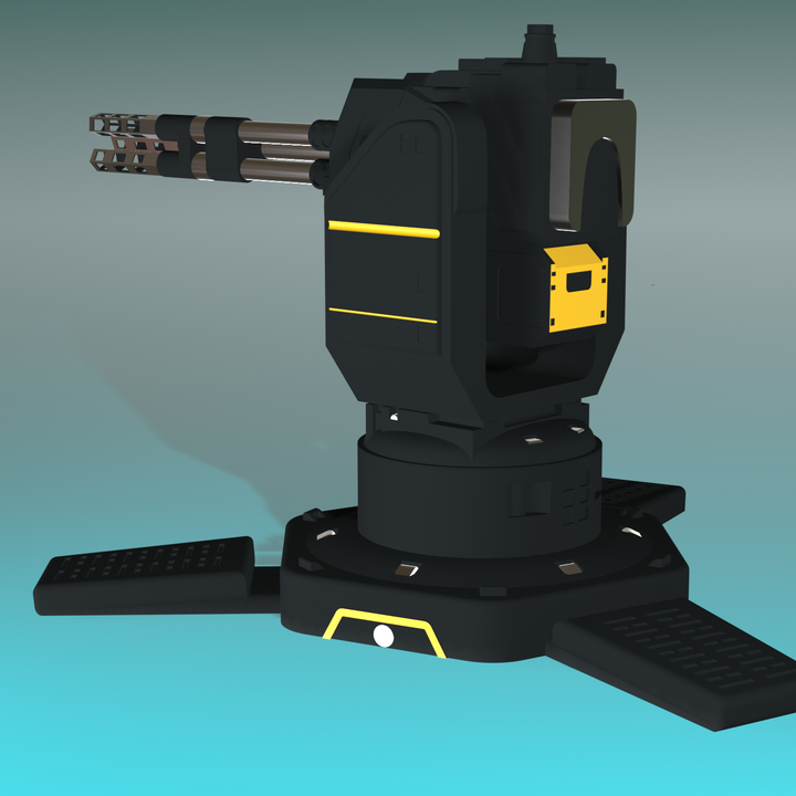 3D Printable Helldivers 2 Turret Bundle Including Cannon, Gatling ...