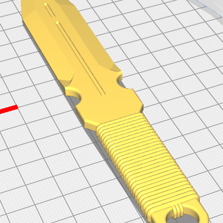 3D Printable Helldivers 2 K-2 Throwing Knife 3D-printable 3d print Toy ...