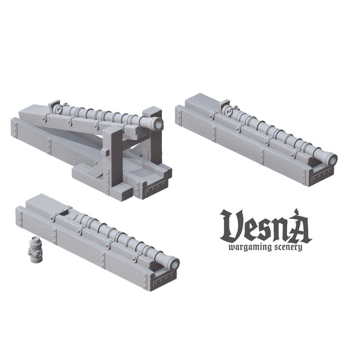 3D Printable MEDIEVAL BREECH-LOADING ARTILLERY PIECE by VESNA SCULPTS