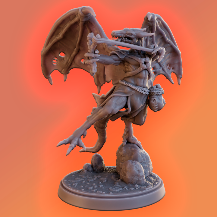 3D Printable Kobold Slingshooter - 32mm and 75mm by Vortex Studios