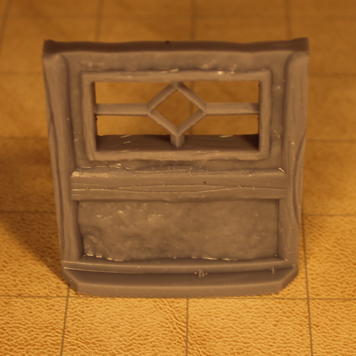 3D Printable Wall Tile Window Mini by Auto Generate