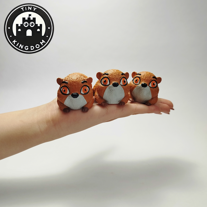 3D Printable Flexi Tiny Hyrax, Articulated fidget figure, keychain ...