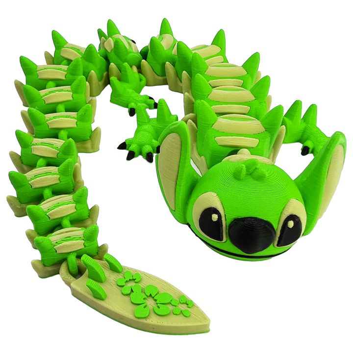 3D Printable Alien Dragon (Free if you join Tribes) by Steven Wolf Studio