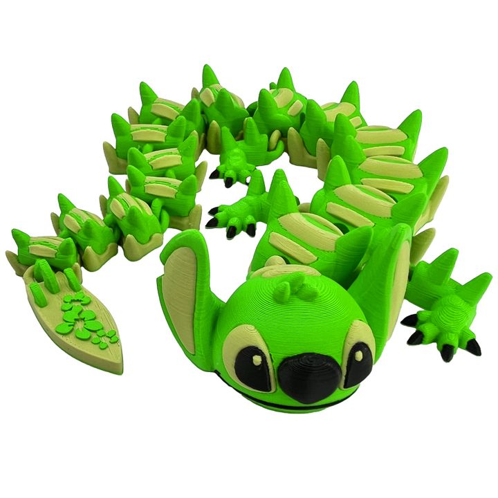 3D Printable Alien Dragon (Free if you join Tribes) by Steven Wolf Studio