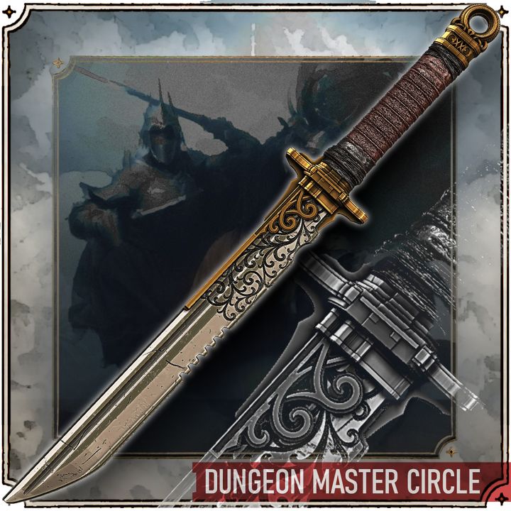 3D Printable The Hunter's Flesh Carver Dagger 1:1 Scale ⭕ by Dungeon Master