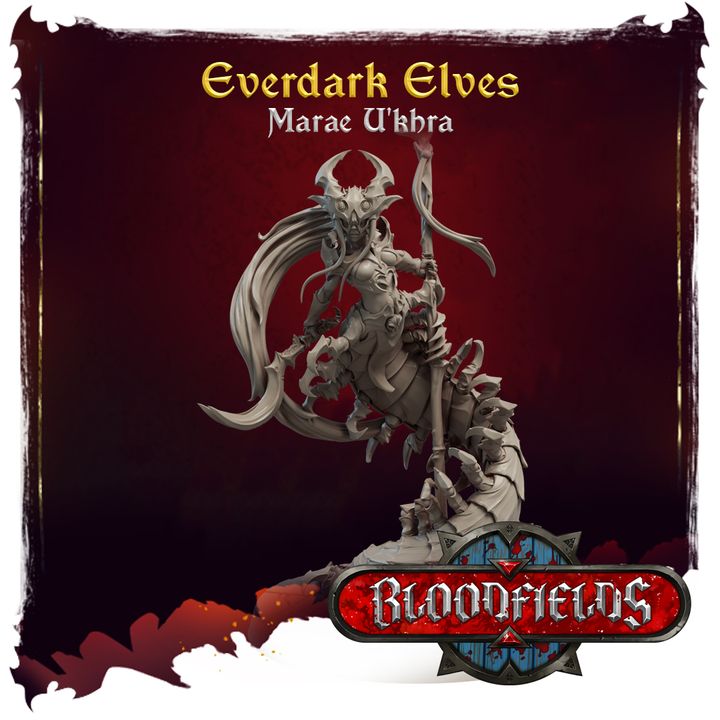 3D Printable Everdark Elves - Marae U'khra - Additional Miniatures by ...