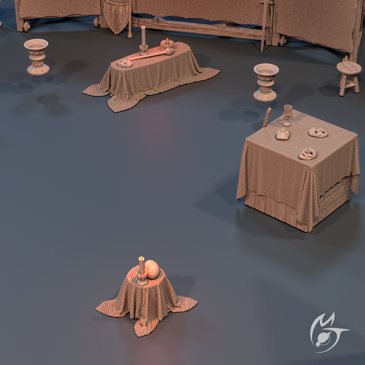 3D Printable Theater Stage Objects & Props by Making Tlon