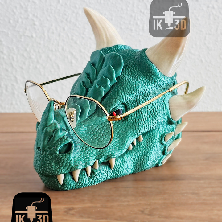 3D Printable Dragon Glasses Holder / Phone Holder/ Jewelry Tray / 3MF ...