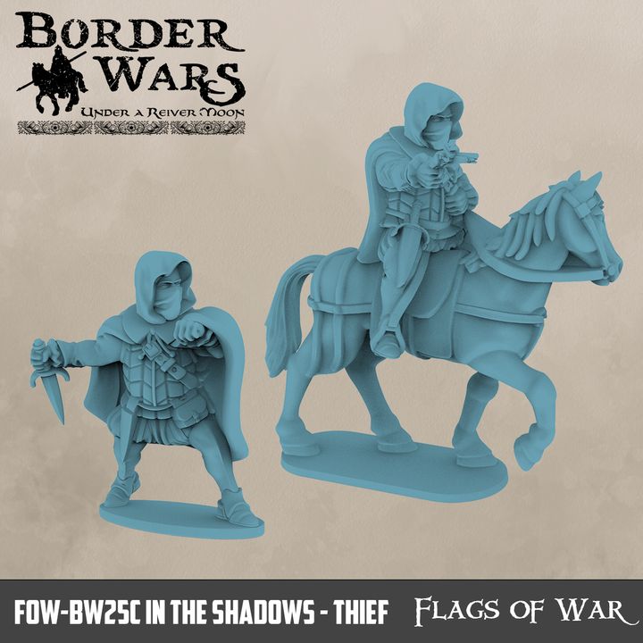 3D Printable Border Wars In the Shadows - Thief by Iain McDonald
