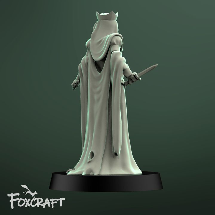 3D Printable Skeleton Queen by FoxCraft Creations