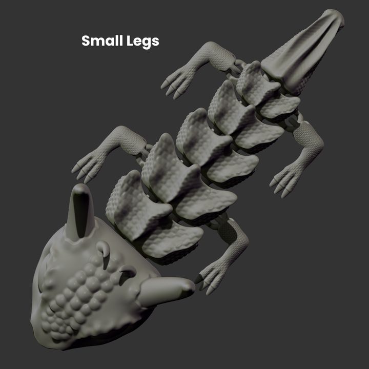 3D Printable Articulated Little Dragon by Ghazi diab
