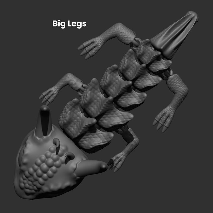 3D Printable Articulated Little Dragon by Ghazi diab