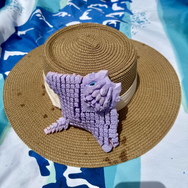 3D Printable Flexi Cute Crystal Manta Ray by ArtiVIVO