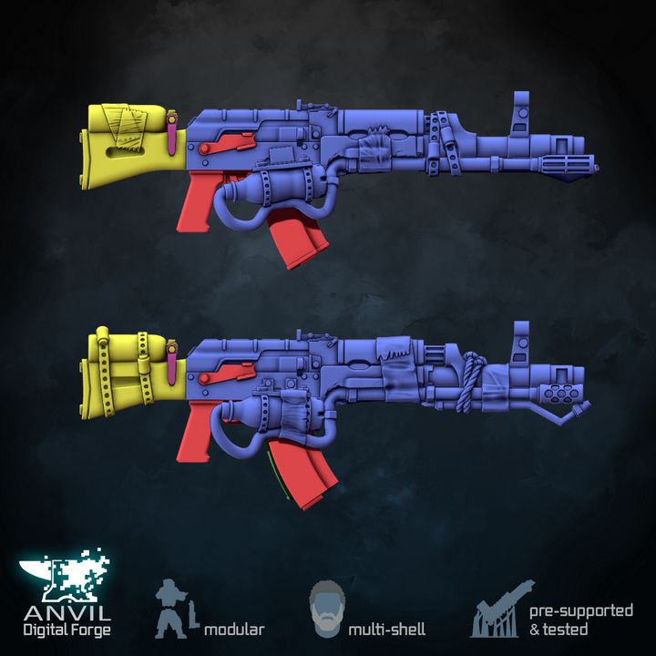 3D Printable Post Apocalypse Mercenaries - Modular Infantry for ...