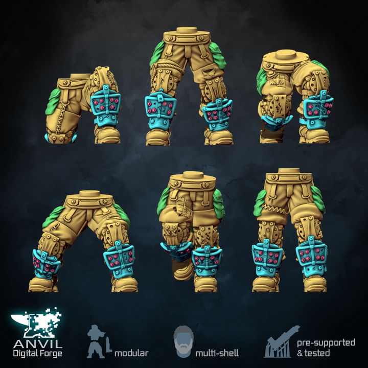 3D Printable Post Apocalypse Mercenaries - Modular Infantry for ...