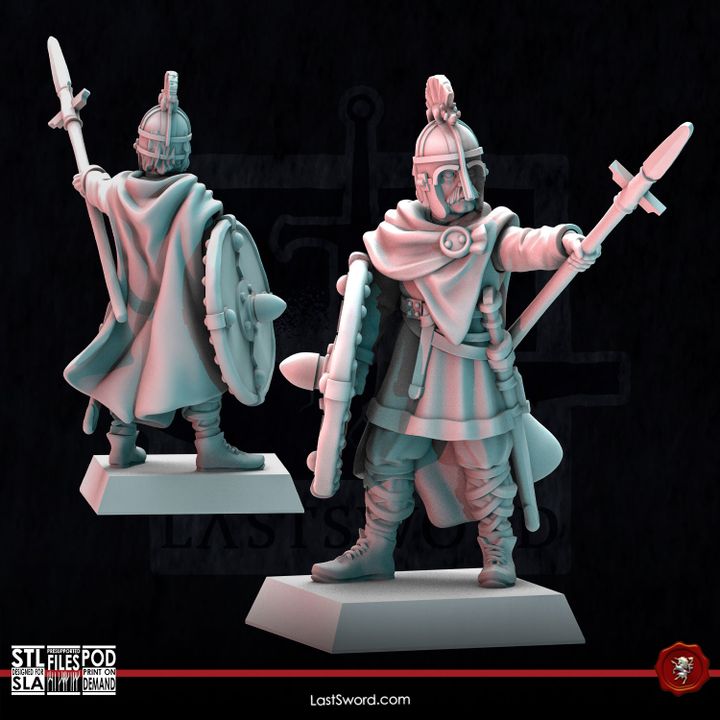 3D Printable Anglo-Saxons Ealdorman Godric by LastSword Miniatures