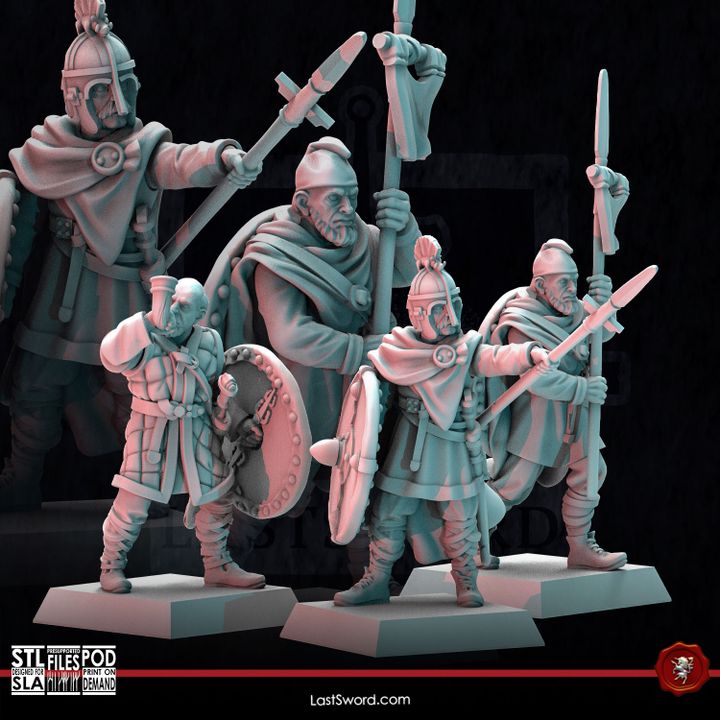 3D Printable Anglo-Saxons Ealdorman Godric by LastSword Miniatures