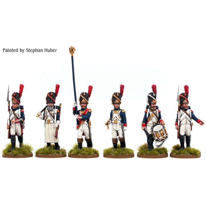 3D Printable Napoleonic French Old Guard Command by Piano Wargames