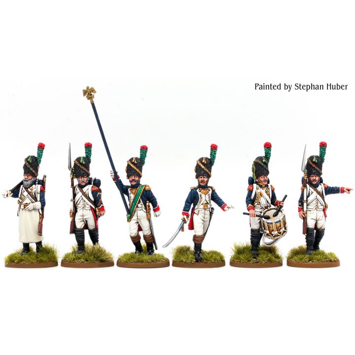 3D Printable Napoleonic French Old Guard Chasseurs Command by Piano ...