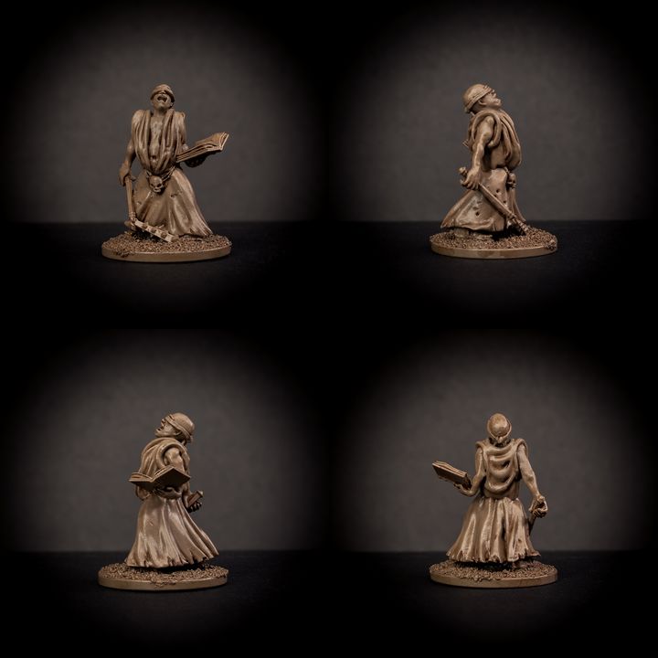 3D Printable Hive Scum Flagellant - Terry by Knucklebones Miniatures