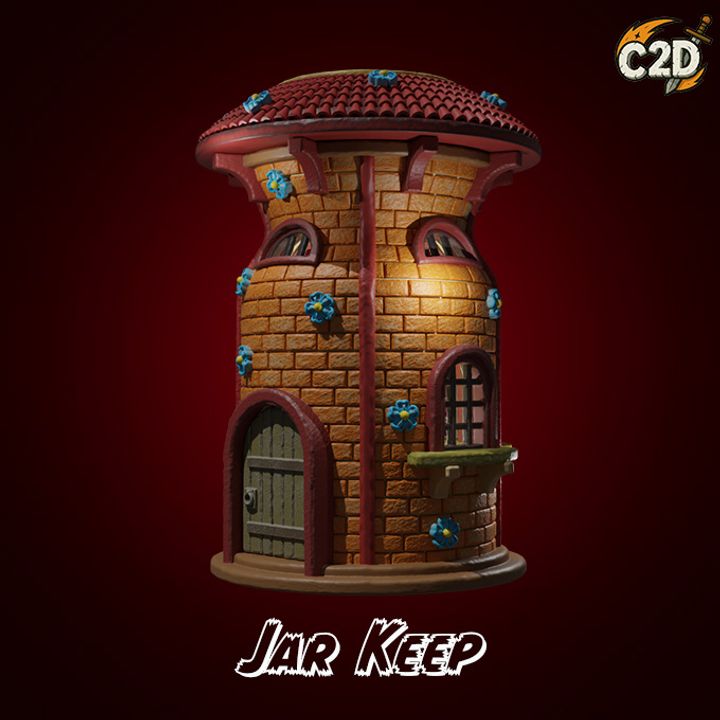 3D Printable Jar Keep by C2Dwellers