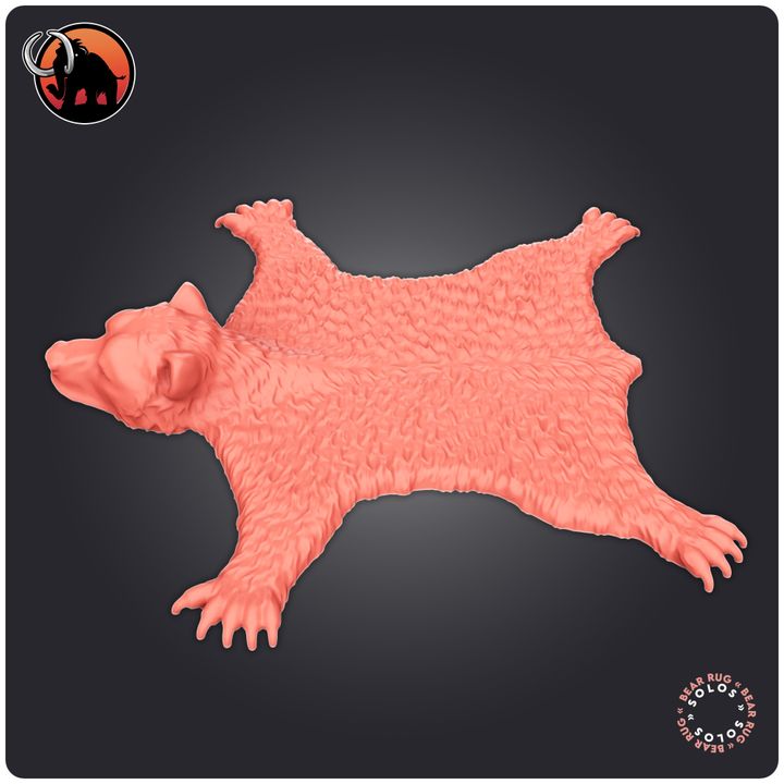 3D Printable Bear Rug by Plastic Age