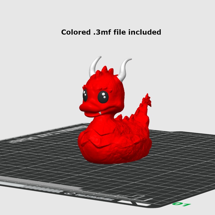 3D Printable Dragon Duck by MysticMesh3D