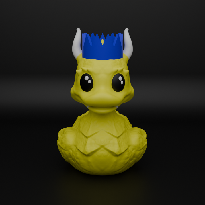 3D Printable Dragon Duck Partyhat by MysticMesh3D