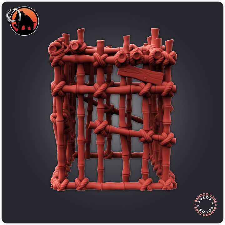 3D Printable Bamboo Cage by Plastic Age
