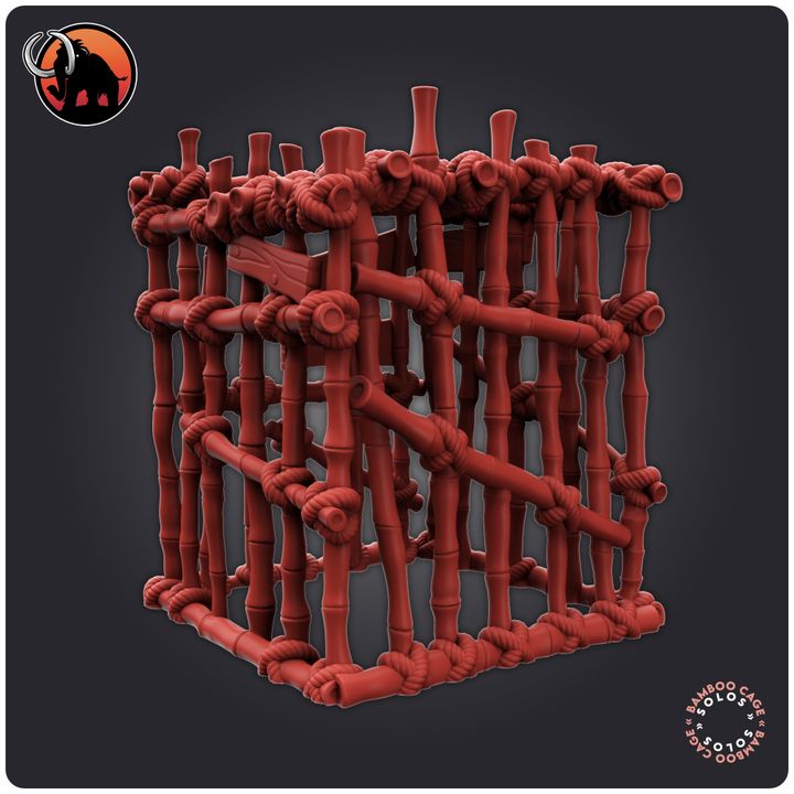3D Printable Bamboo Cage by Plastic Age