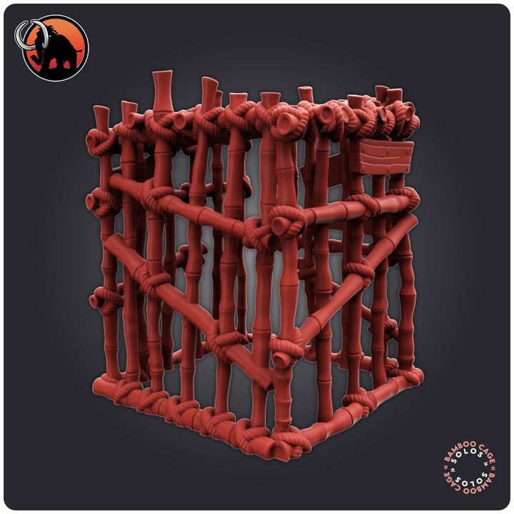 3D Printable Bamboo Cage by Plastic Age