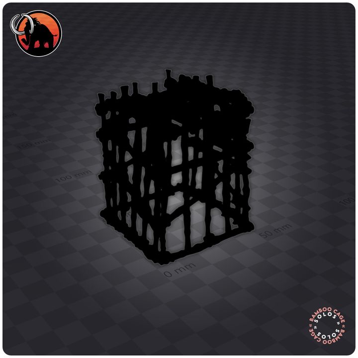 3D Printable Bamboo Cage by Plastic Age