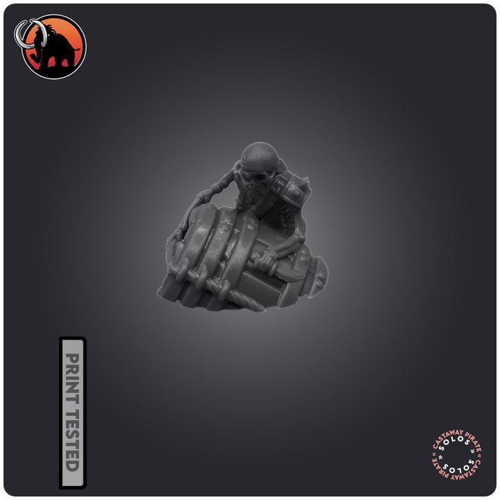 3D Printable Castaway Pirate by Plastic Age